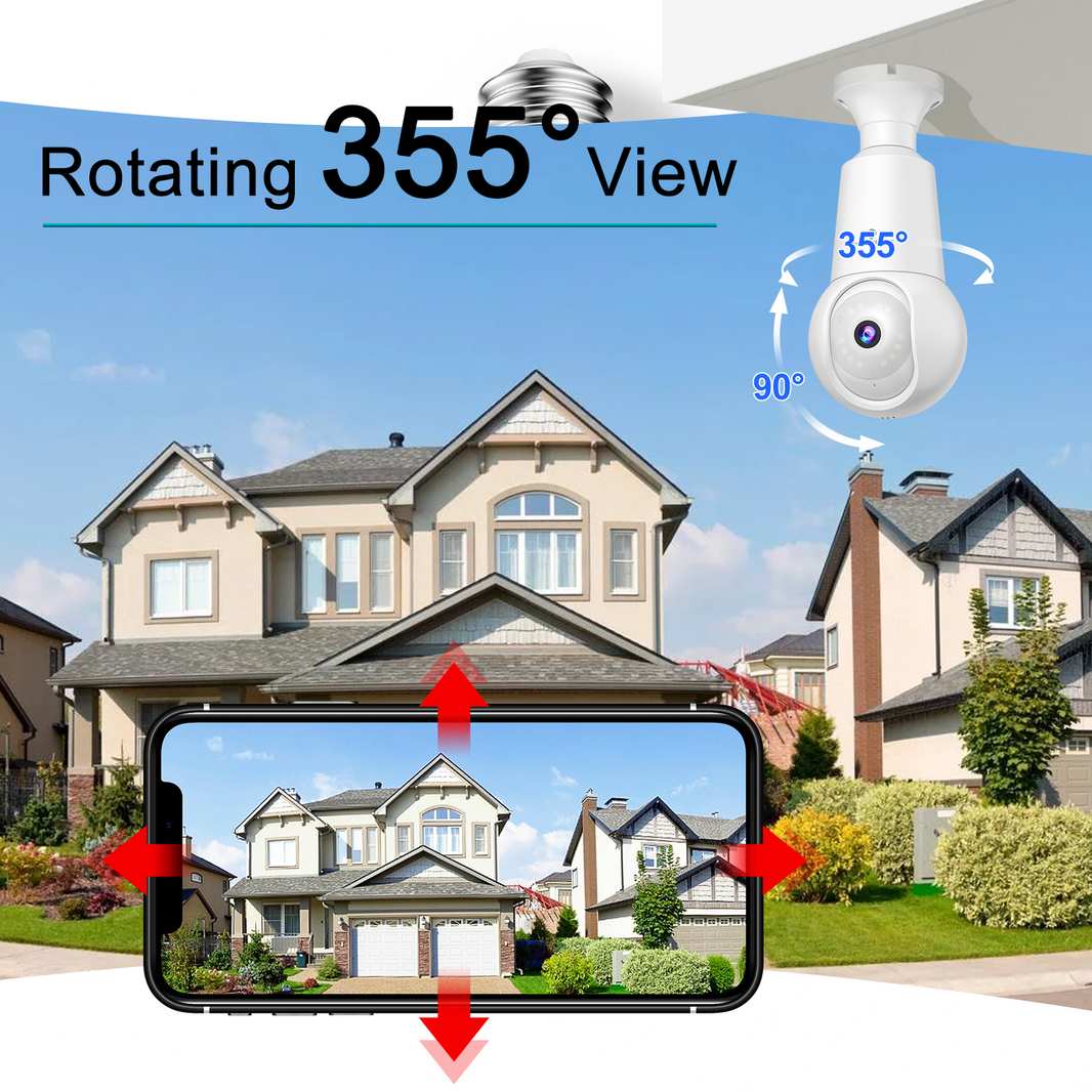 360° Full-Color Night Vision Home Safety | Symynelec Security Camera